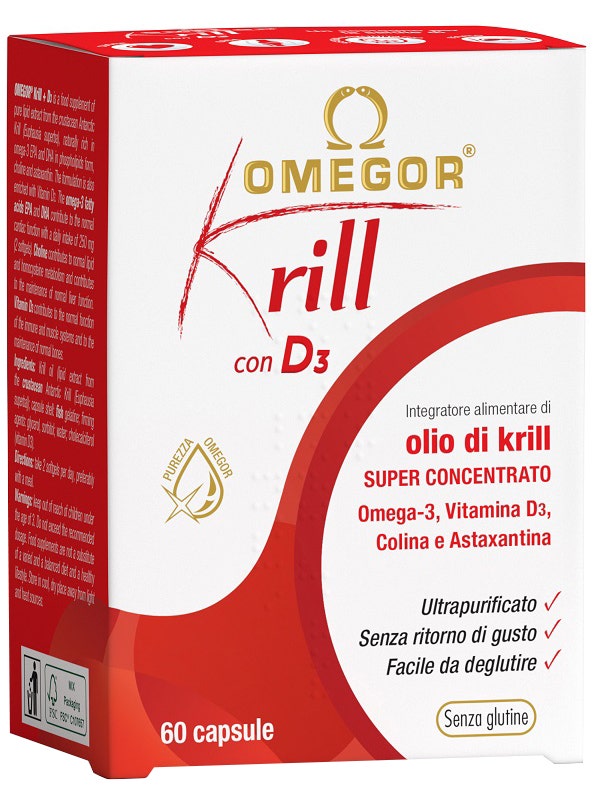 Omegor Krill D3 60 Capsule | SuperFarma