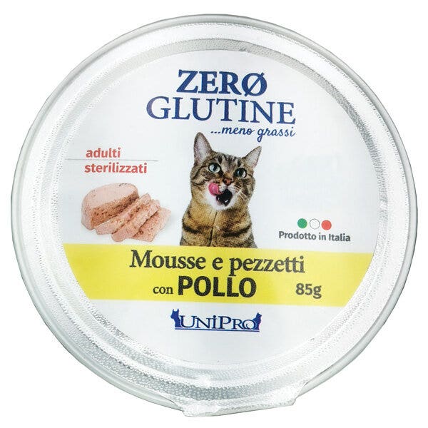 Unipro Gatto Zero Glutine Con Pollo 85g | SuperFarma