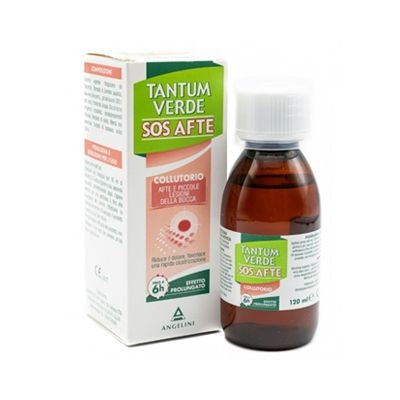 Tantum Verde Collutorio SOS Afte e Lesioni della Bocca 120ml | SuperFarma